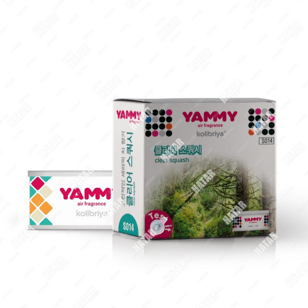 KOLIBRIYA Ароматизатор меловой yammy баночка clear squash S014 ...